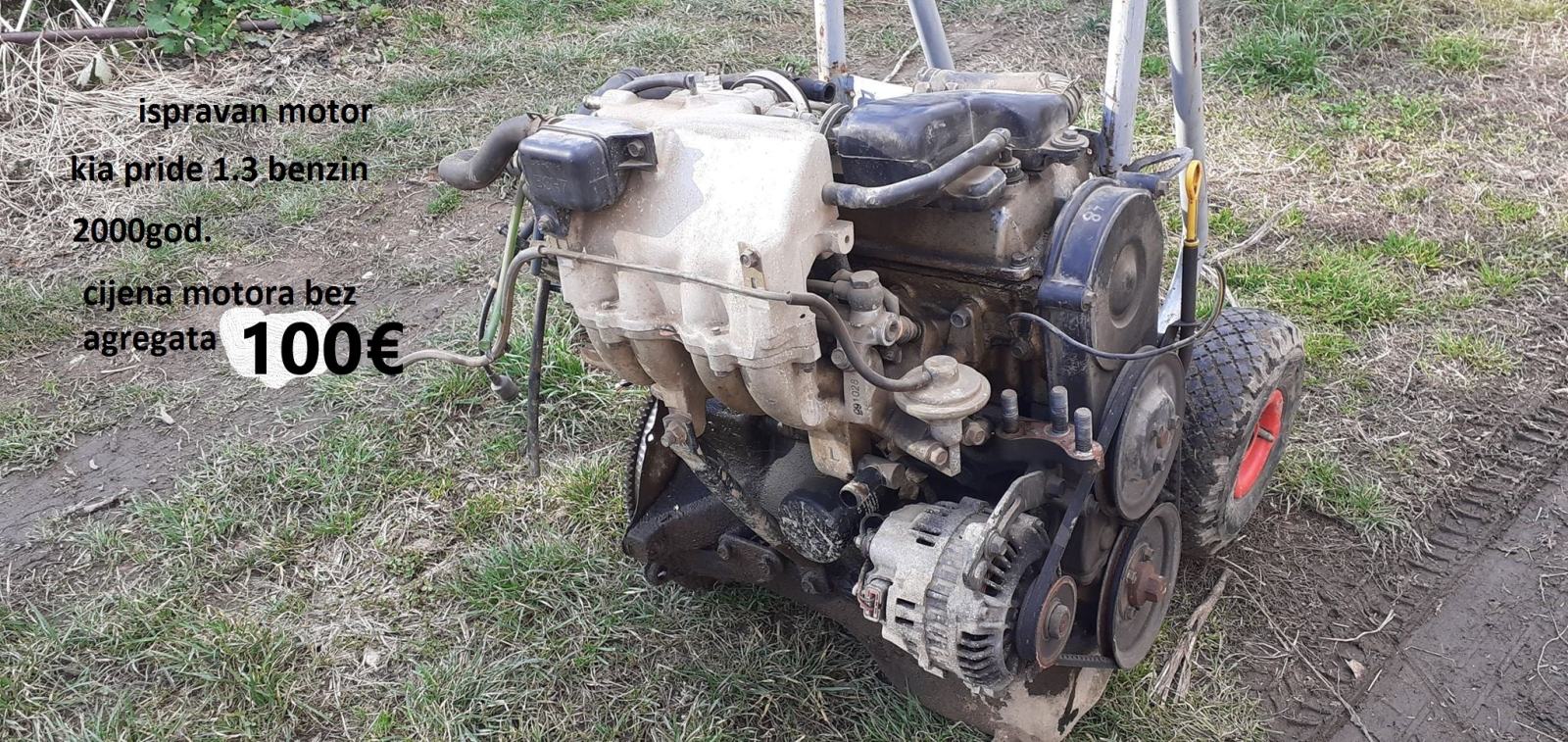 motor kia pride 2000g. 1.3 benzin