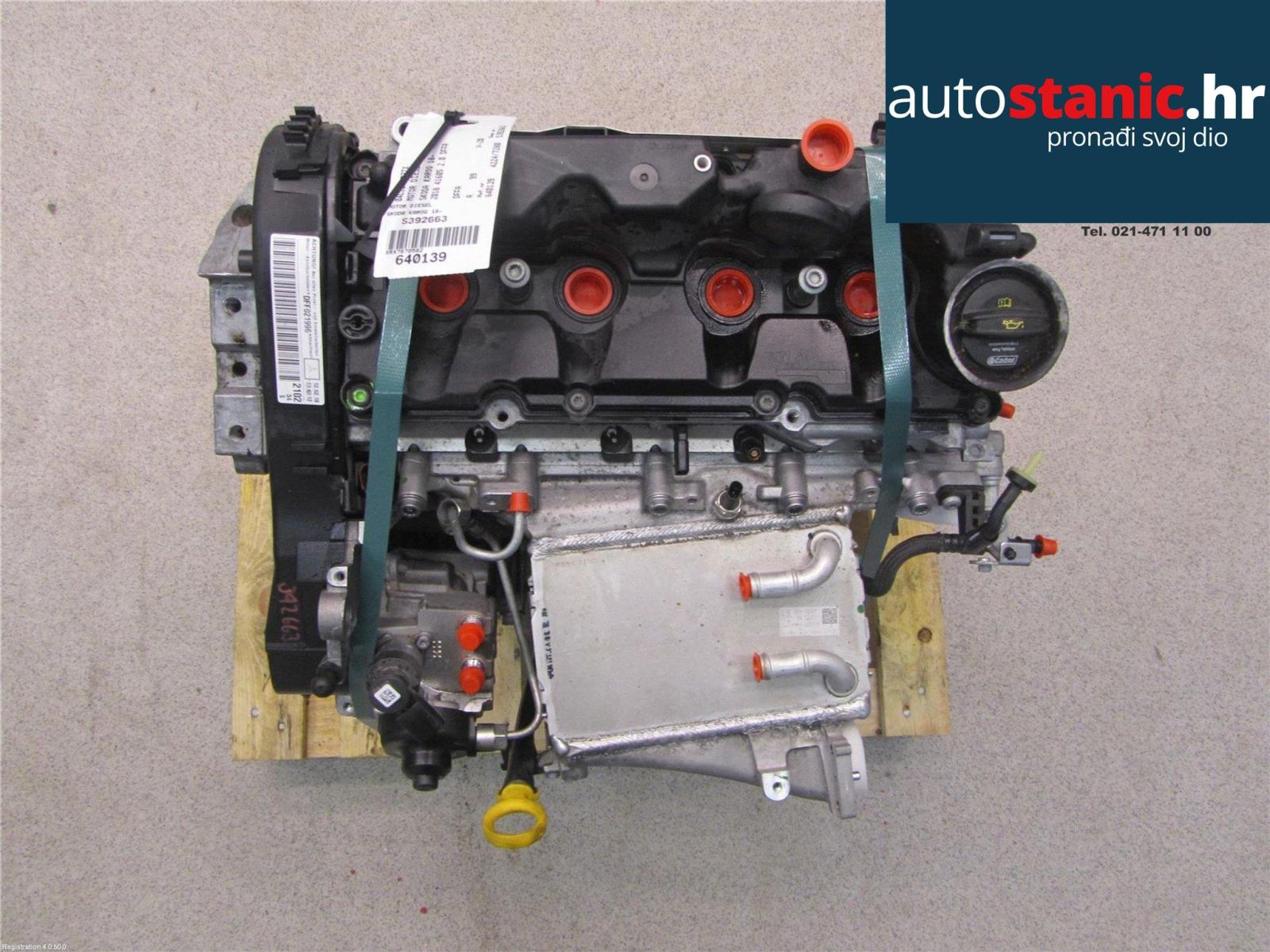 Motor SKODA KAROQ 2.0 DFFA 2018-2024 04L100037TX