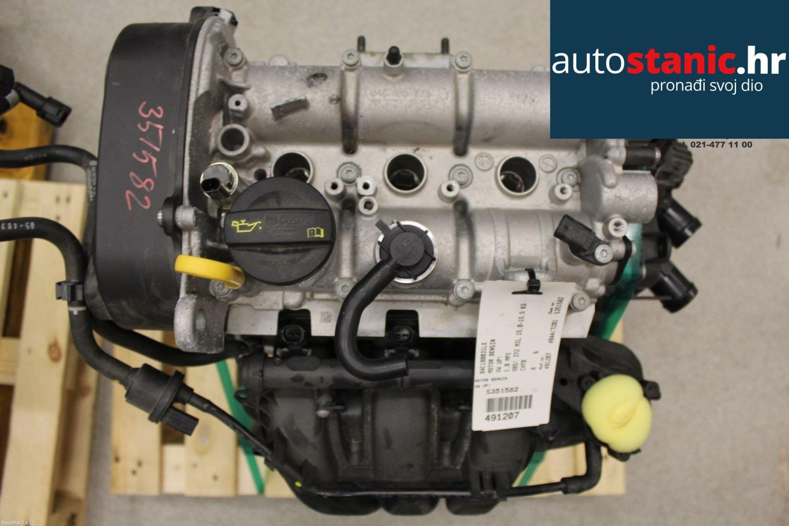 Motor VW UP!, E-UP! 1,0 MPI - 04C100098X CHYB