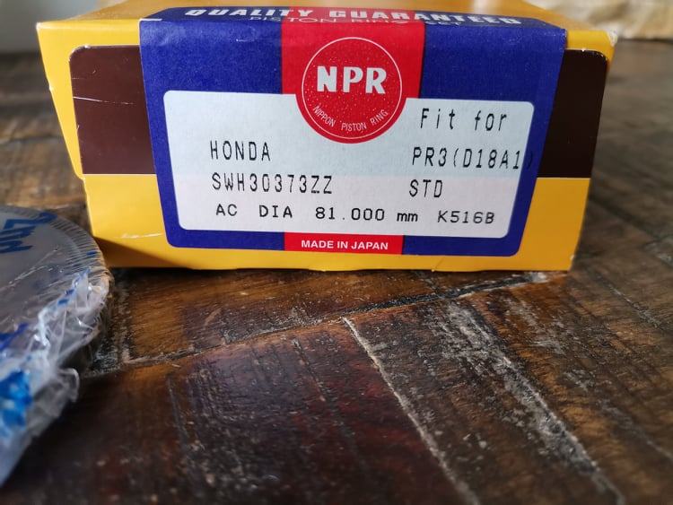 Nippon racing karike b16a1 i b16a2