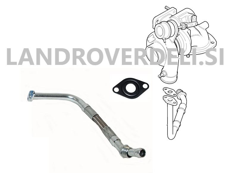 TD5 * TURBO ODVODNA CIJEV ZA VOZILO LAND ROVER DEFENDER I DISCOVERY