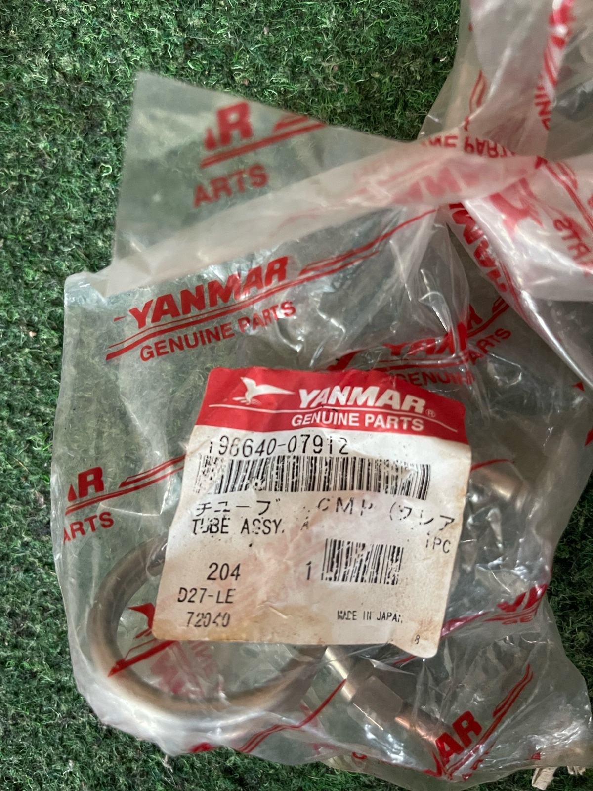 tube assy yanmar 196640 07912 novo