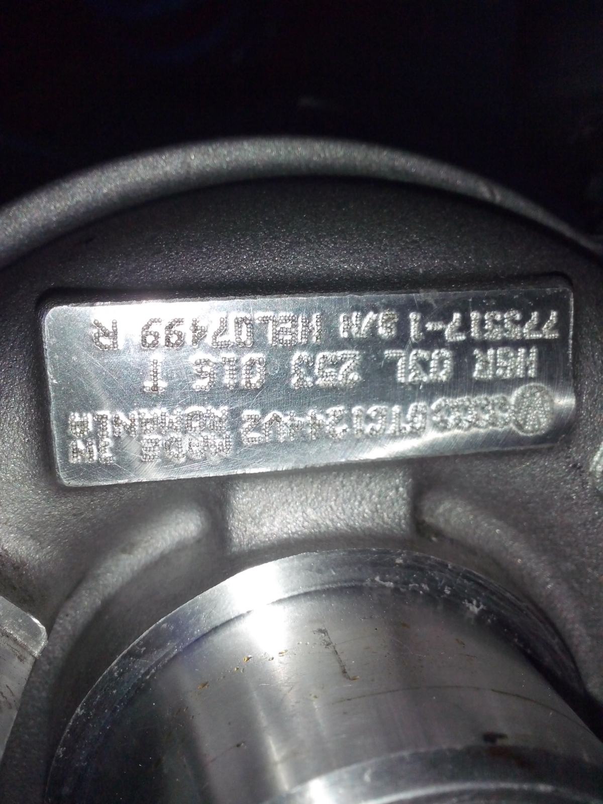 1.6 TDI, 77kW, CAYC turbo punjač