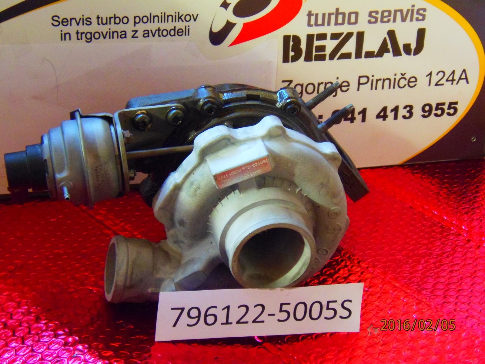 TURBO PUNJAČ Citroen Jumpre, Fiat Ducato, Peugeot Boxer, #796122