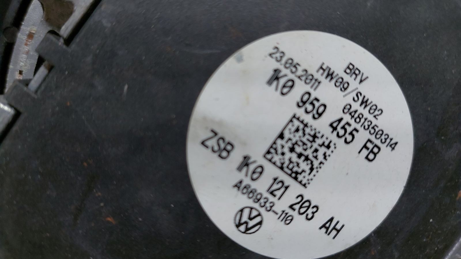 VENTILATOR VW GOLF 6 > 08-12 1K0959455FB