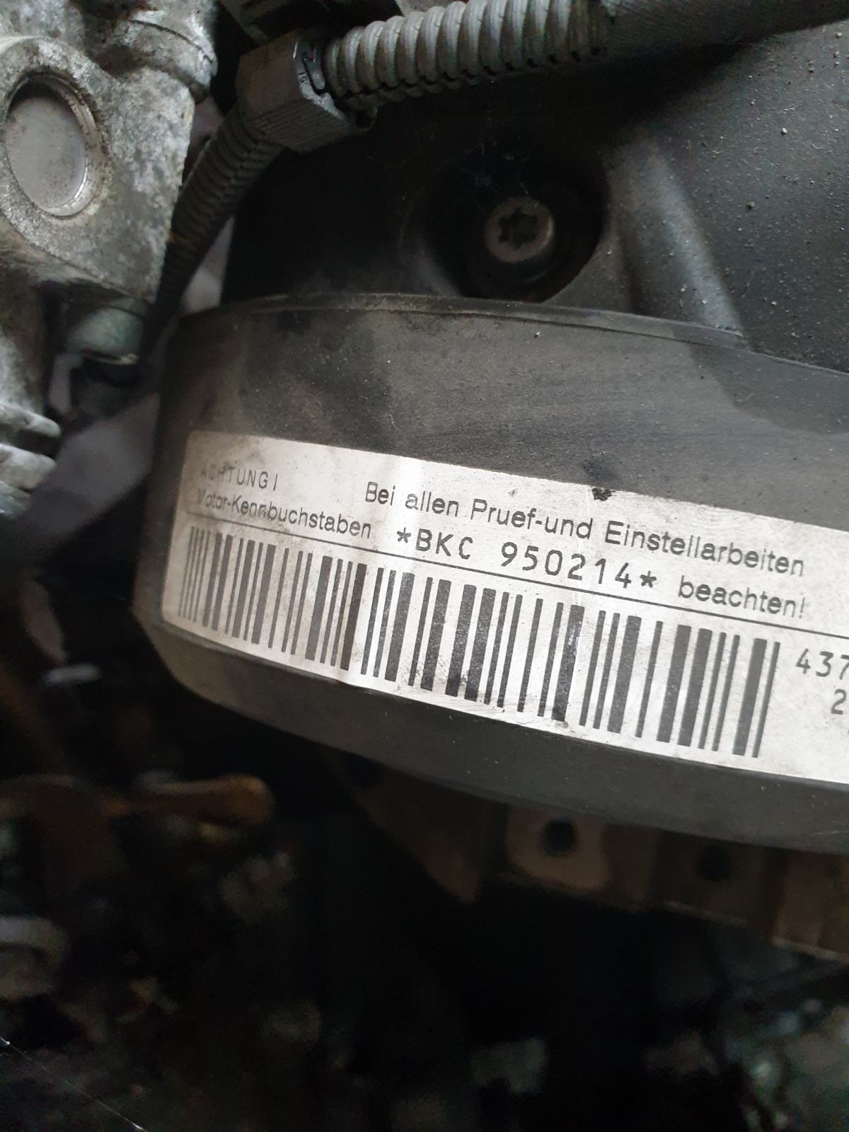 VW 1.9 TDI BKC 77 KW 160 000 TIS KM