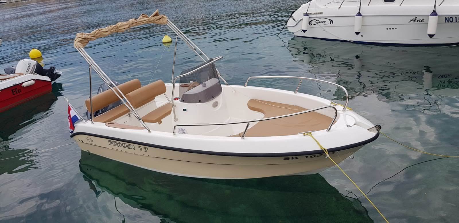 FISHER 17 (SESSA)+prikolica Yamaha Getl 40/70