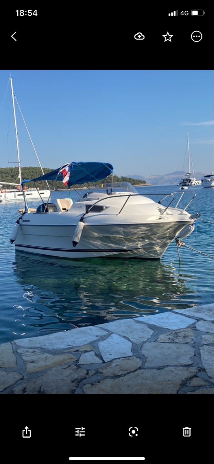 Quicksilver 470 cabin i trailer/prikolica