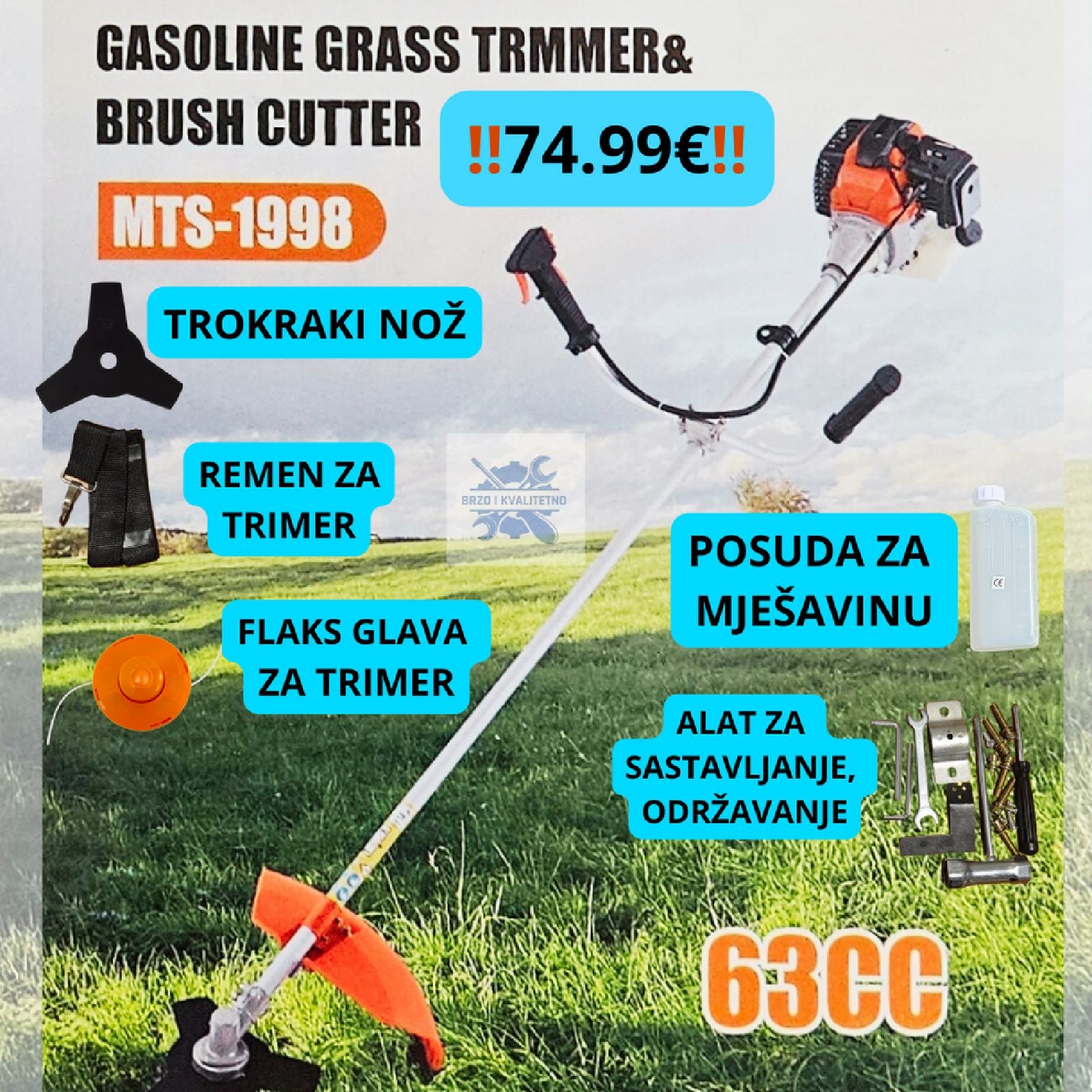 MUSTANG MOTORNI TRIMER-RASPRODAJA