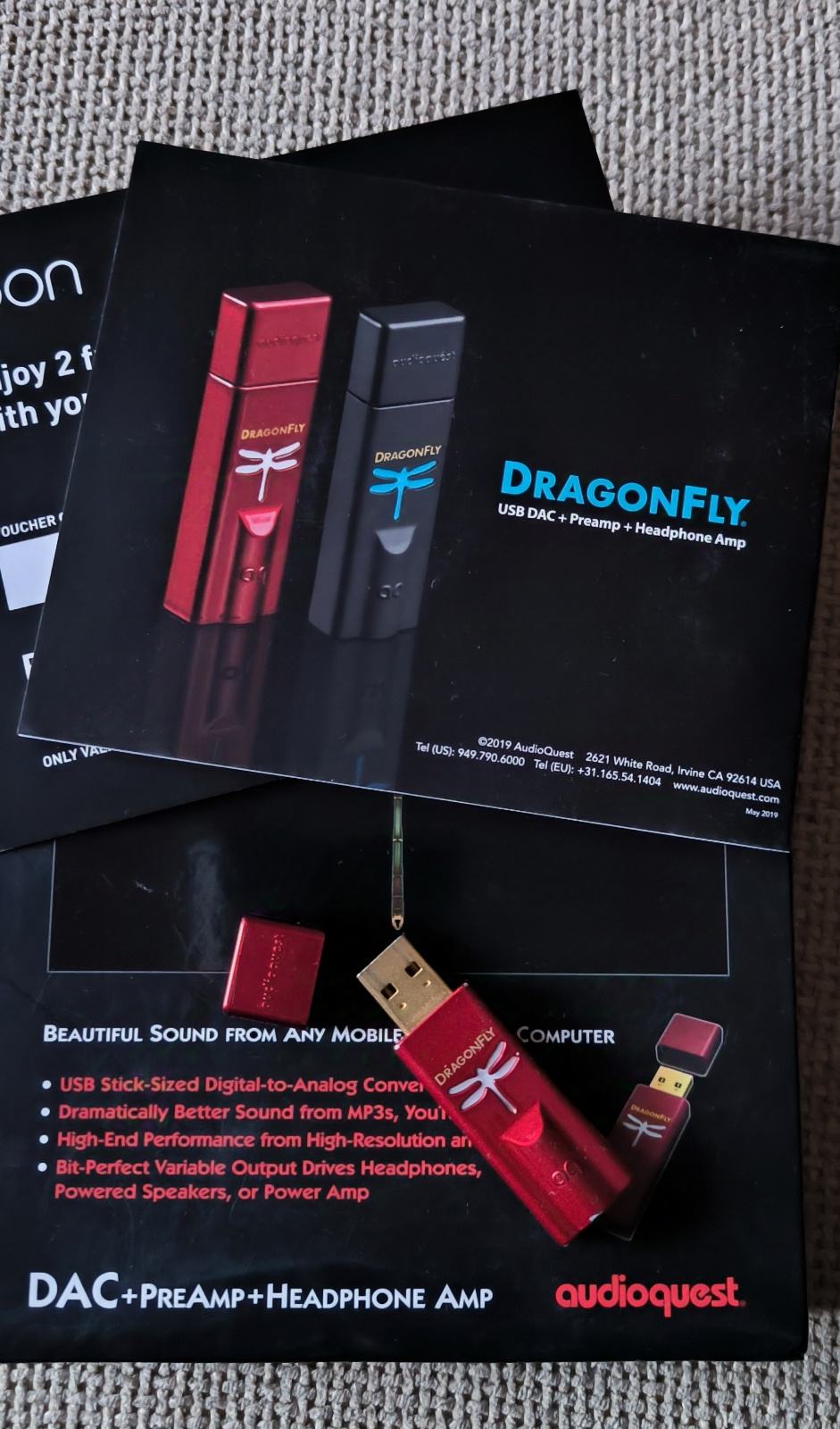 AUDIOQUEST DRAGONFLY RED DAC