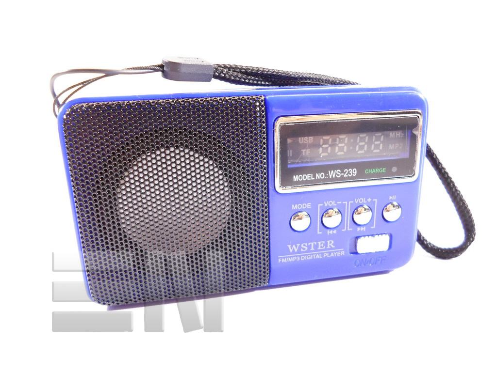 Prijenosni MINI digitalni FM radio, tranzistor, mp3 player WSTER