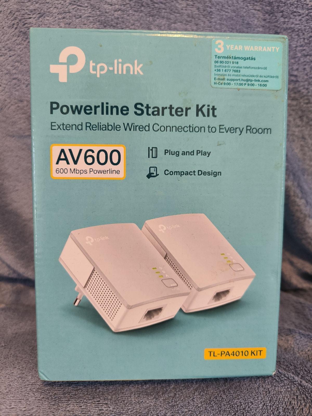 Powerline adapter TP-LINK TL-PA4010 KIT, AV600 mrežni adapter