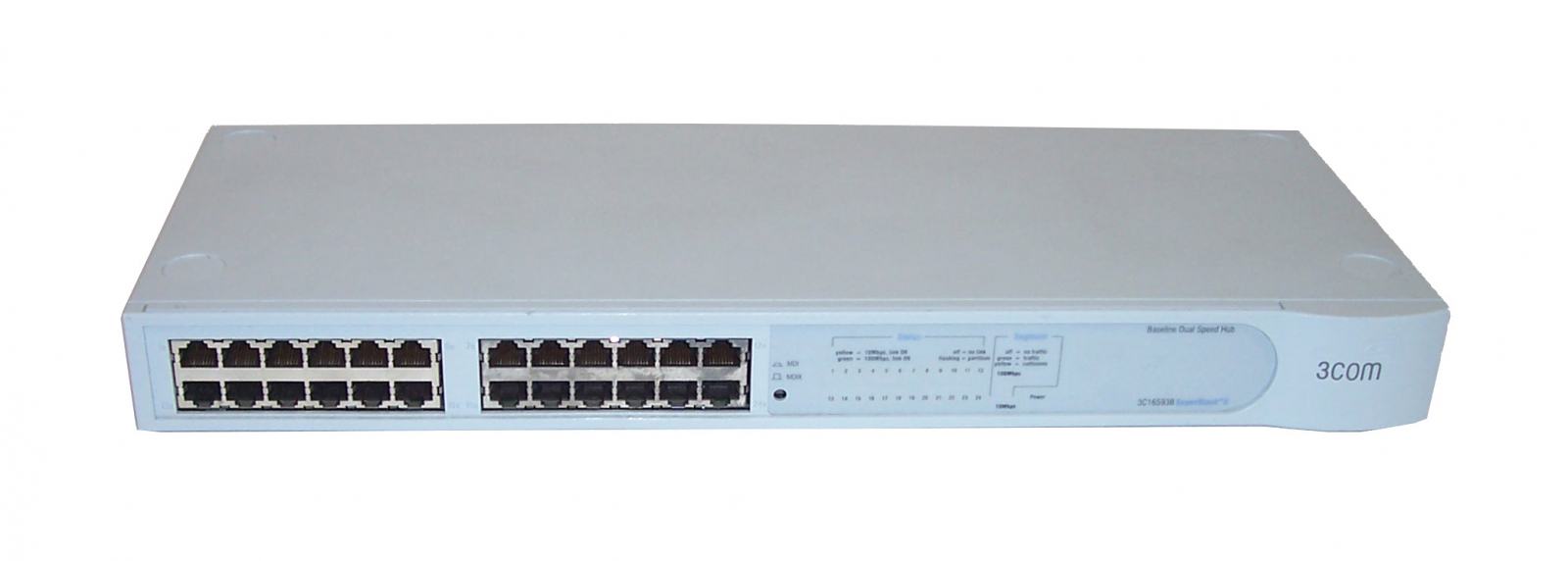 3com Baseline Dual SPeed Hub 3C16593B SuperStack 3