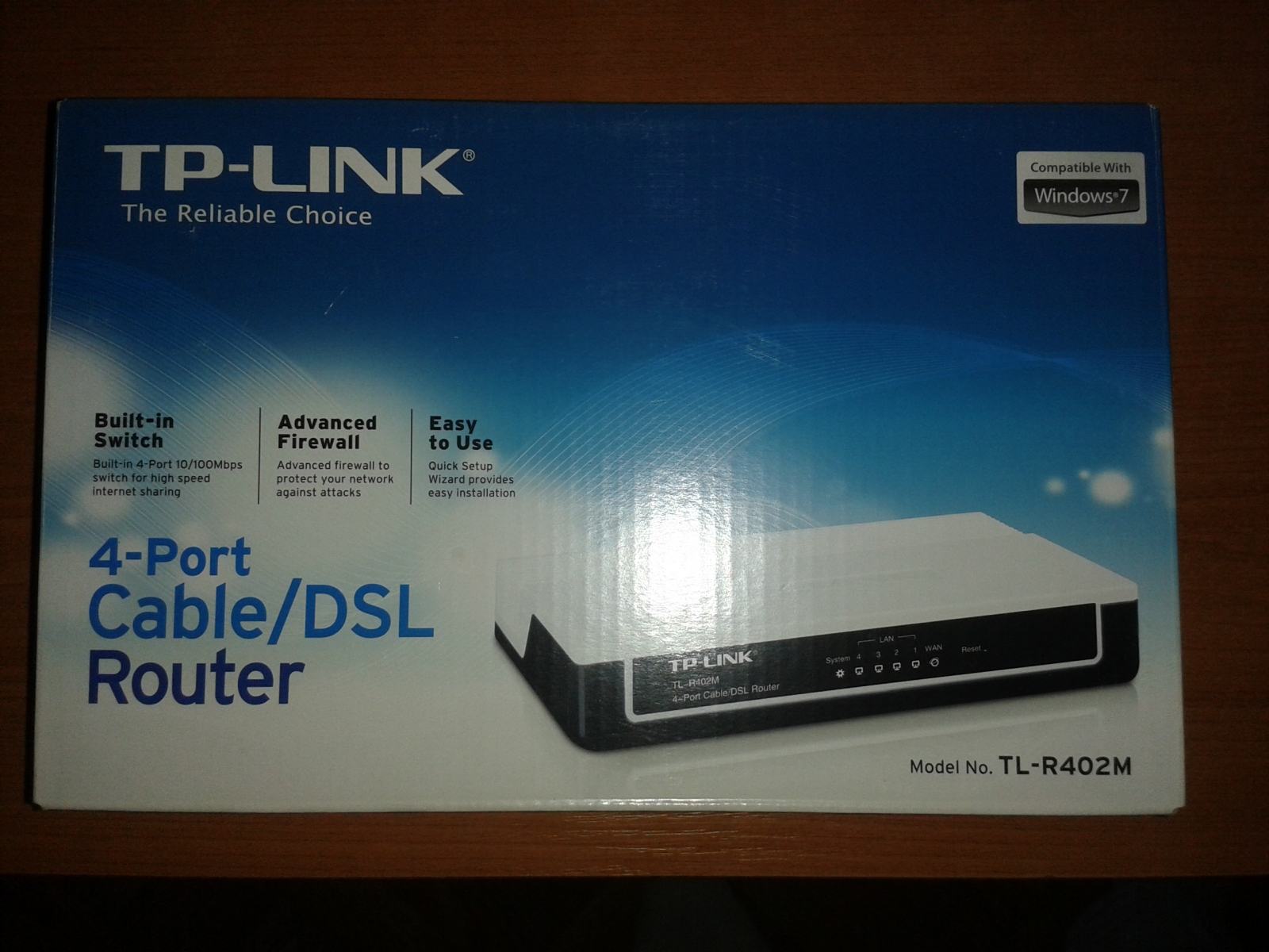 4-PORT CABLE/DSL Router