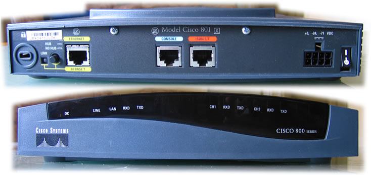 Cisco 801 ISDN Router