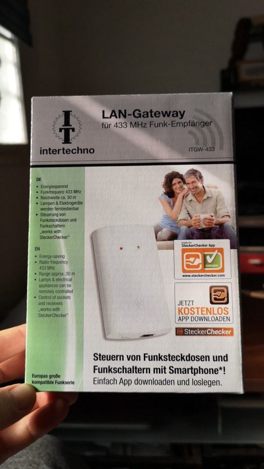 Intertechno lan gateway 433mhz