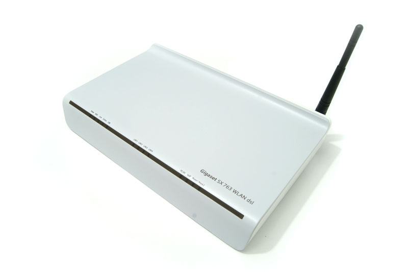 Siemens Gigaset SX763 Wlan dsl sa DD-WRT firmwareom