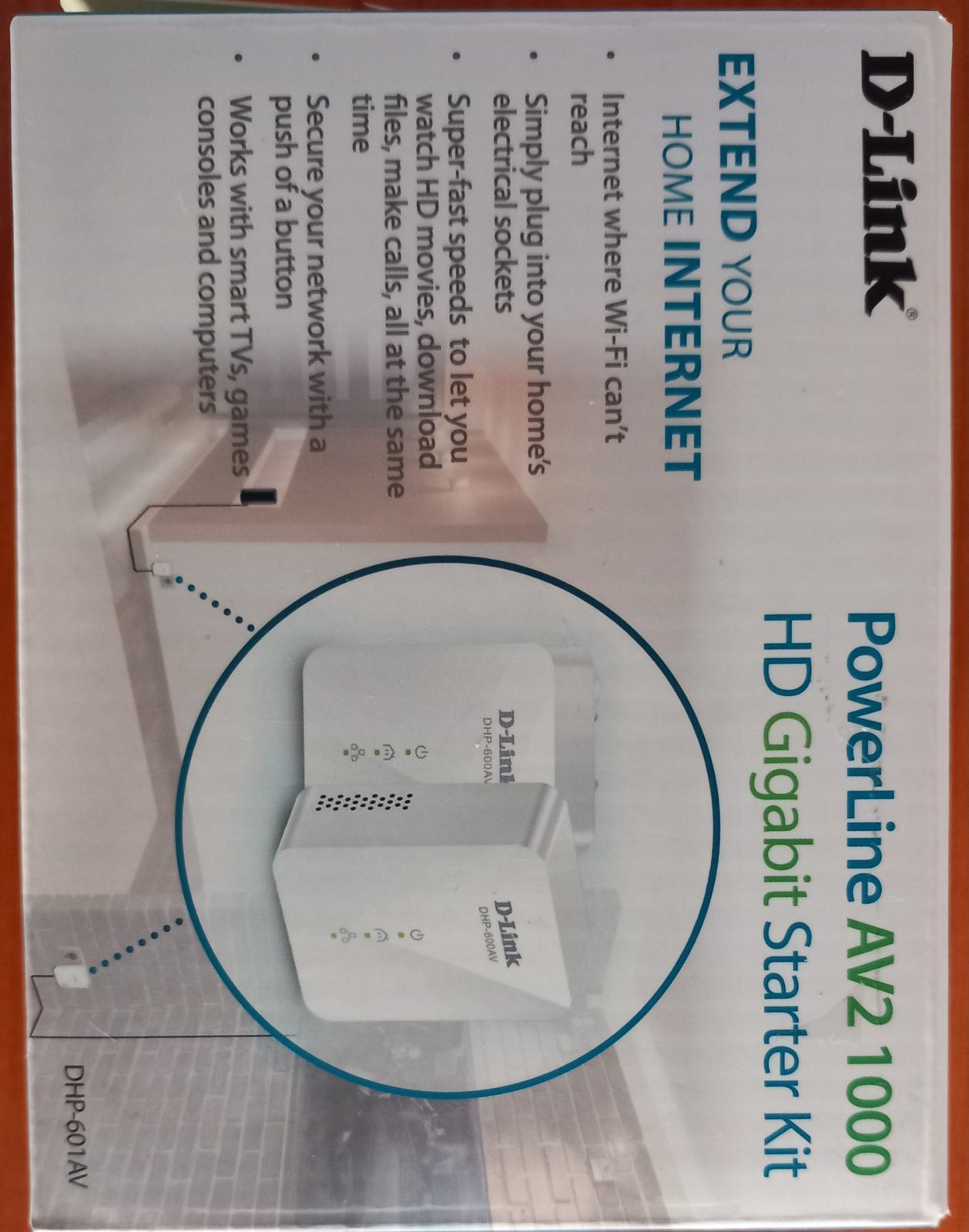 D-Link Powerline AV2 1000 HD Gigabit Powerline Adapter