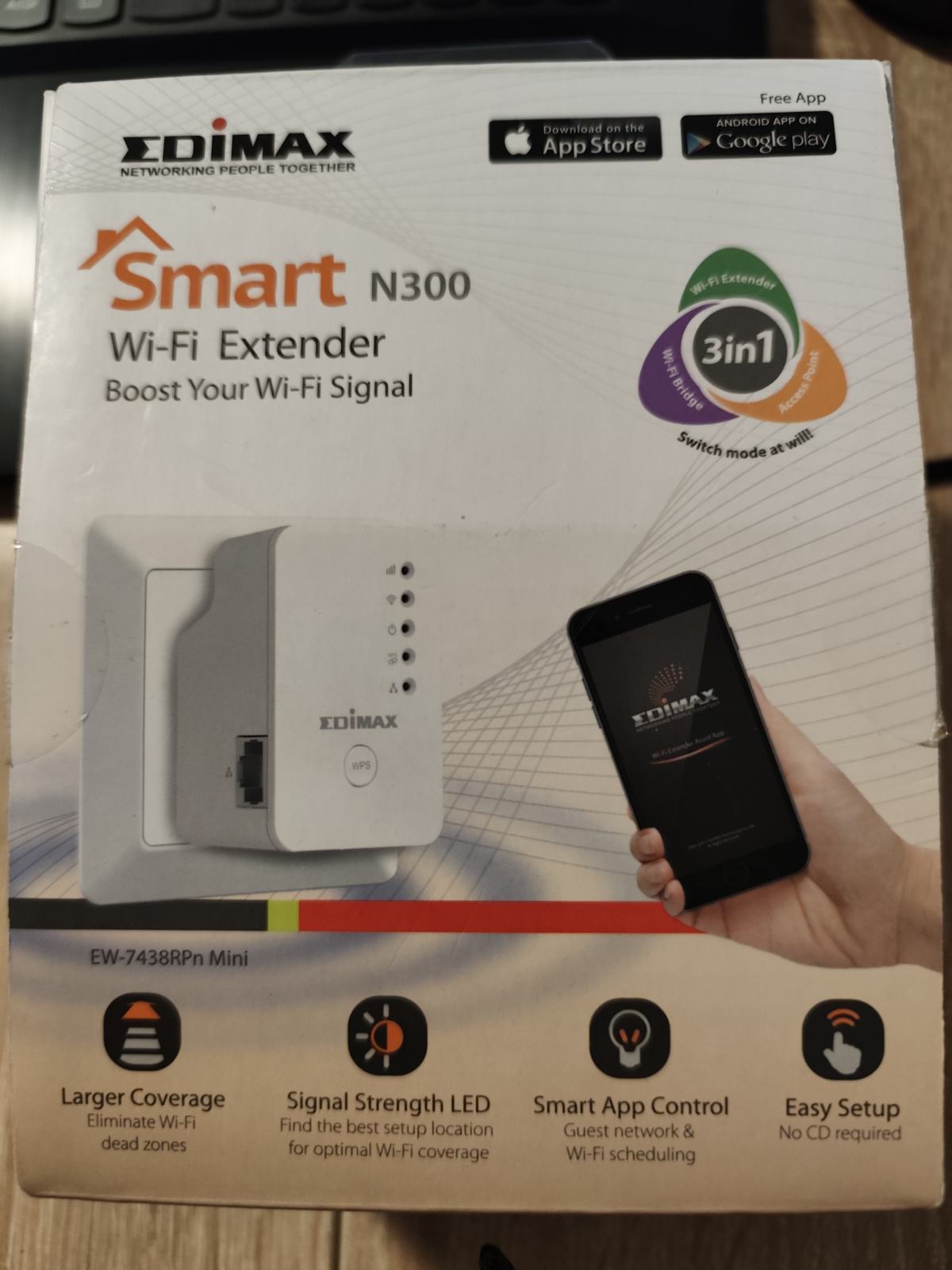 EDIMAX EW-7438RPn Mini WiFi Extender Pojačivač