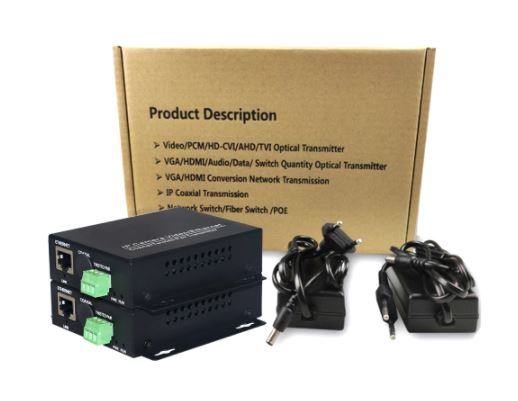 Kit IP Ethernet konverter VDSL2 Pair CCTV HD