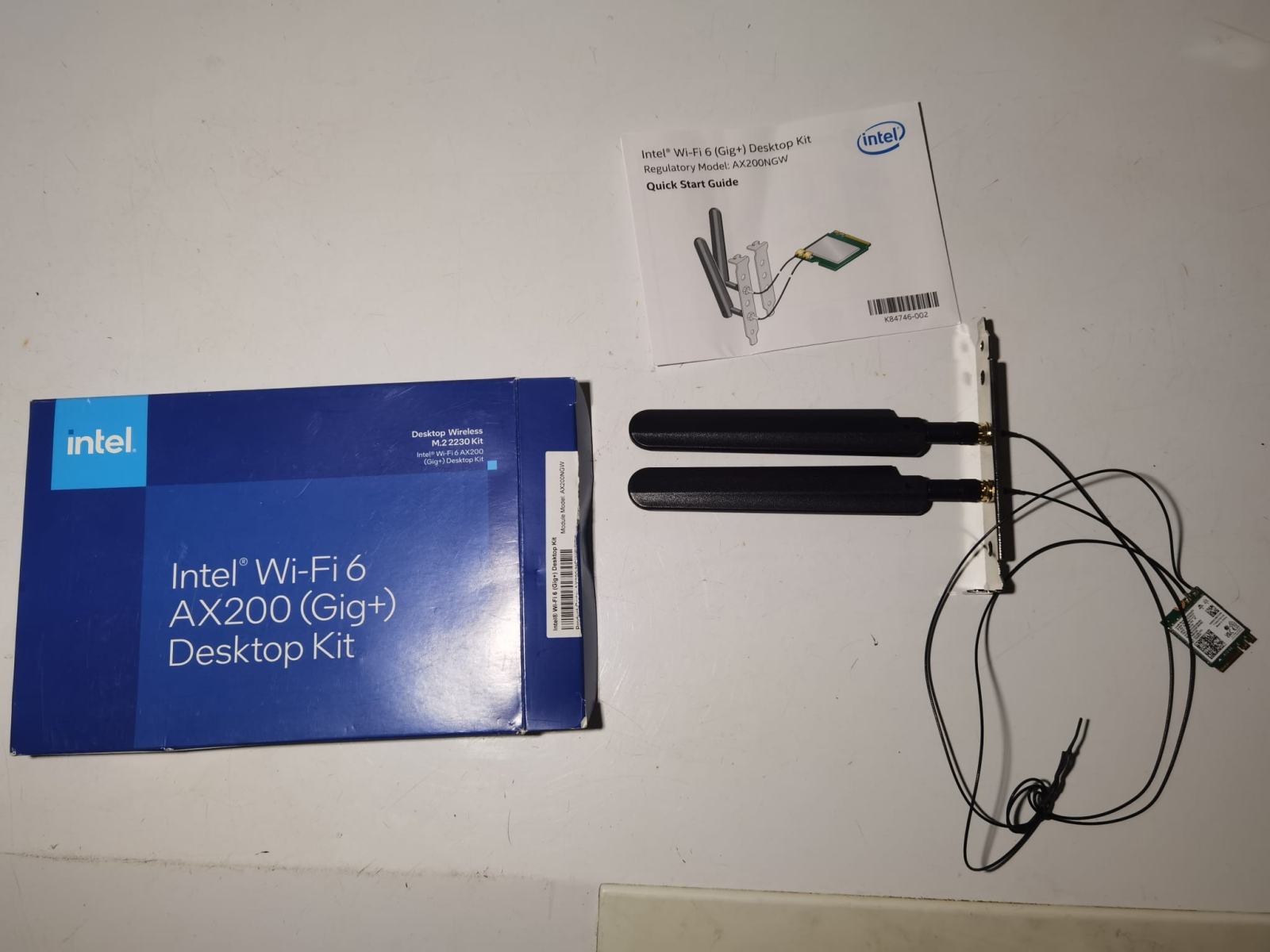 Mrežna kartica INTEL Wi-Fi 6 (Gig+) Desktop Kit, AX200, M.2 2230