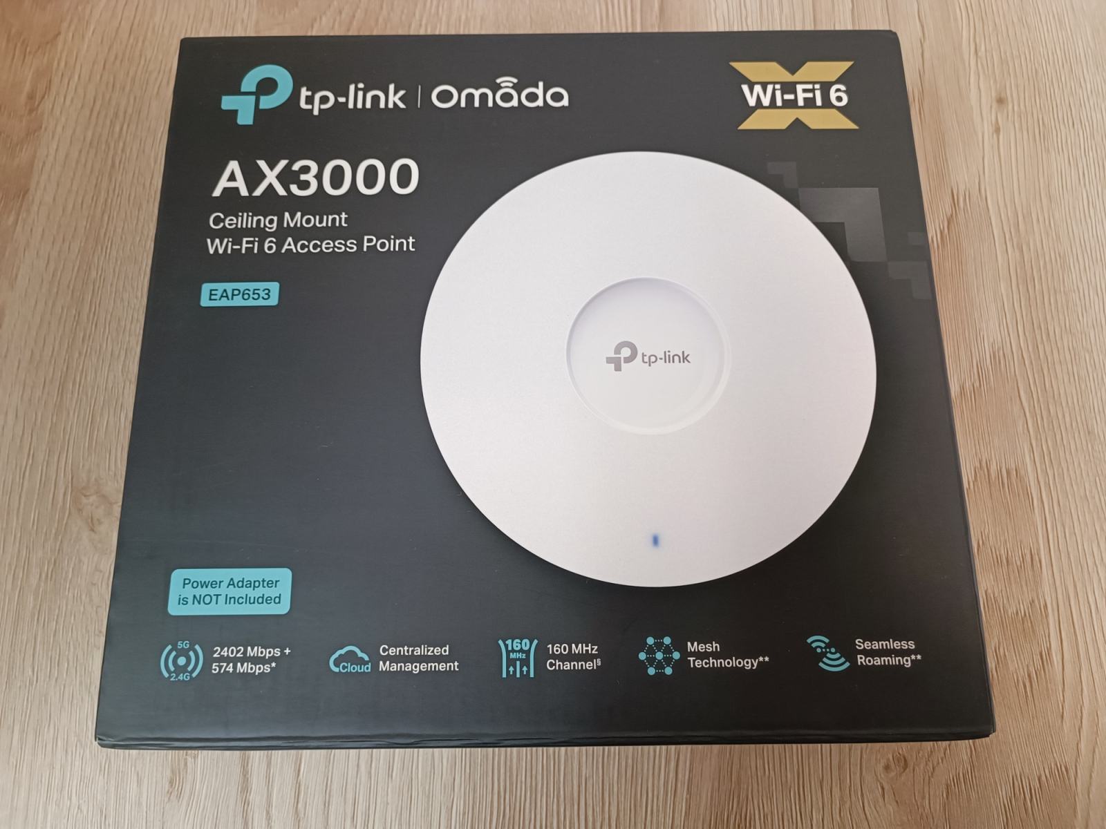 TP-LINK Omada EAP653 AX3000 WiFi 6 AP, 2kom
