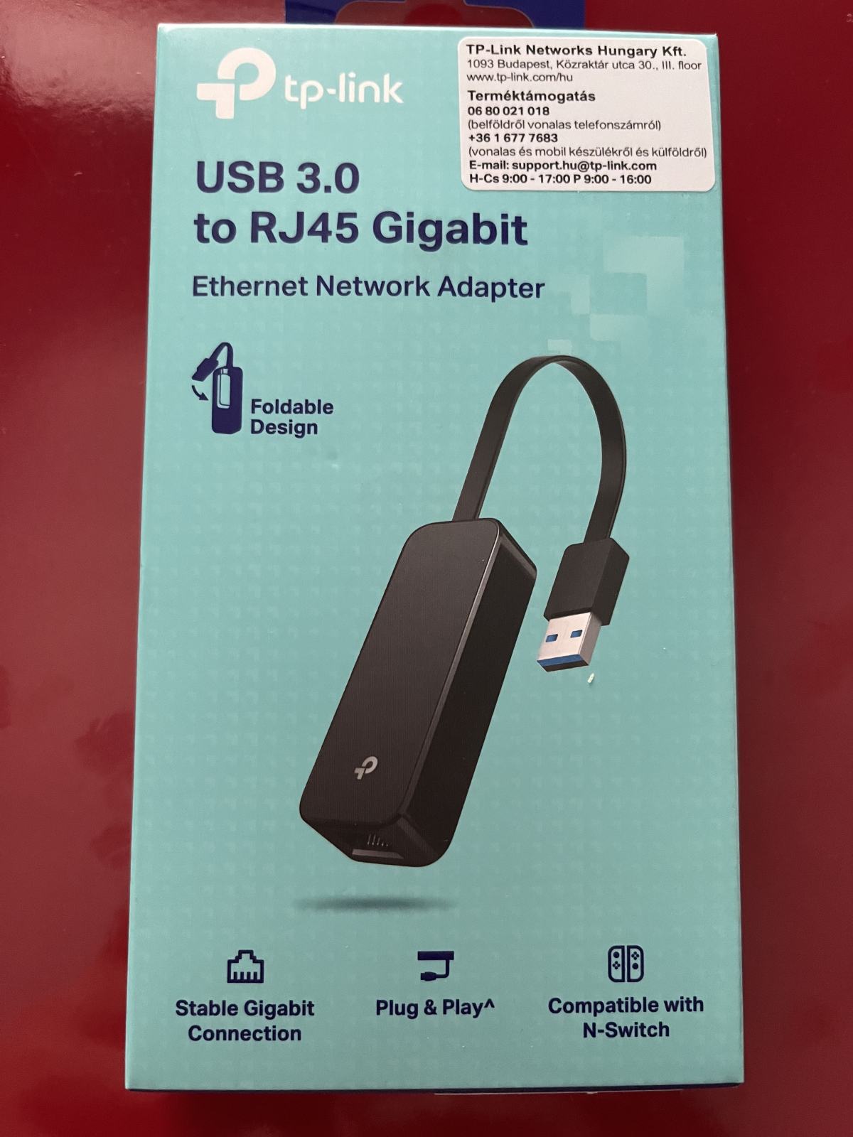 USB 3.0 to LAN Network Adapter (Tp-link UE306)