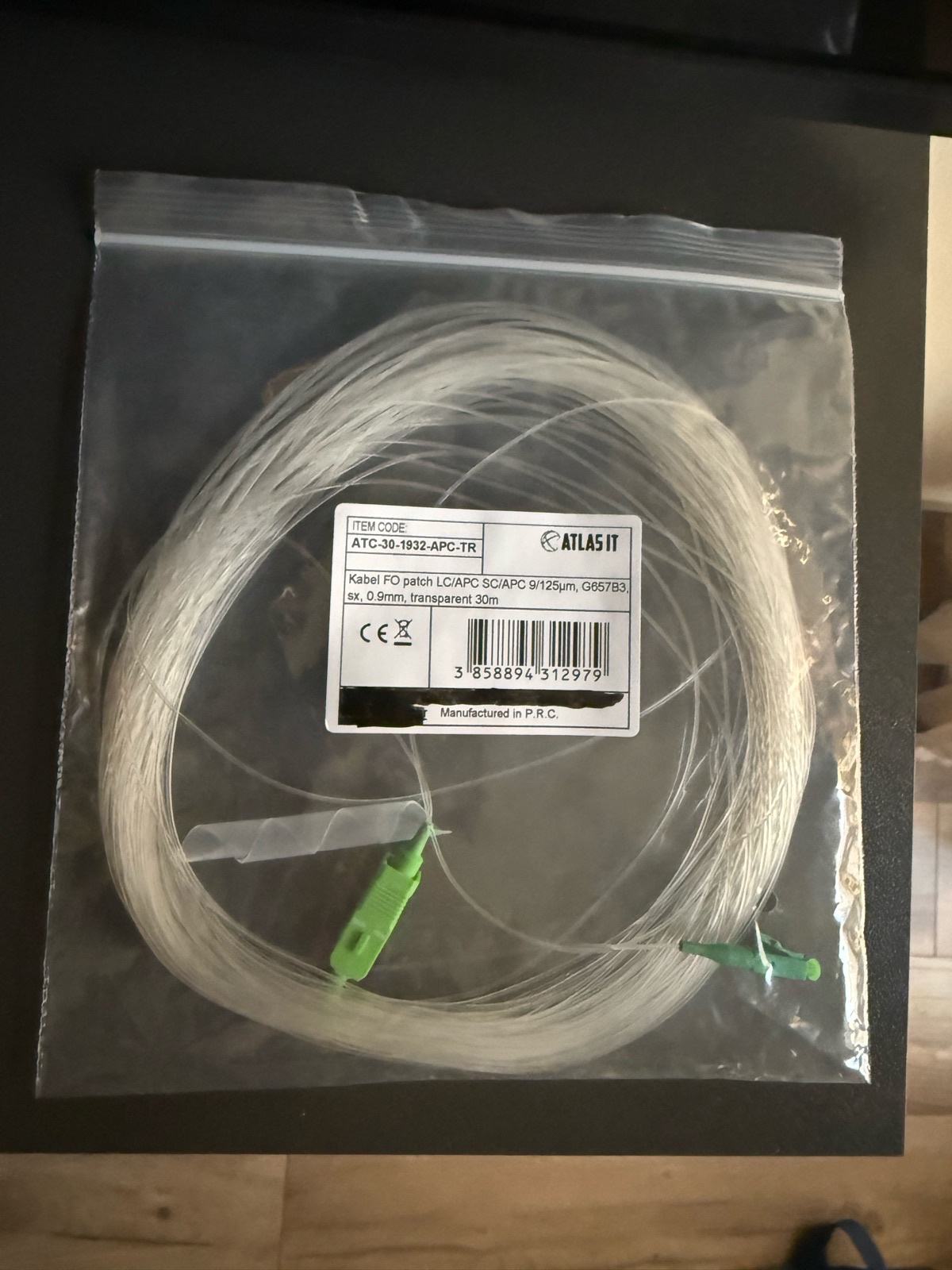 LC/SC FO patch - optički kabel 30m