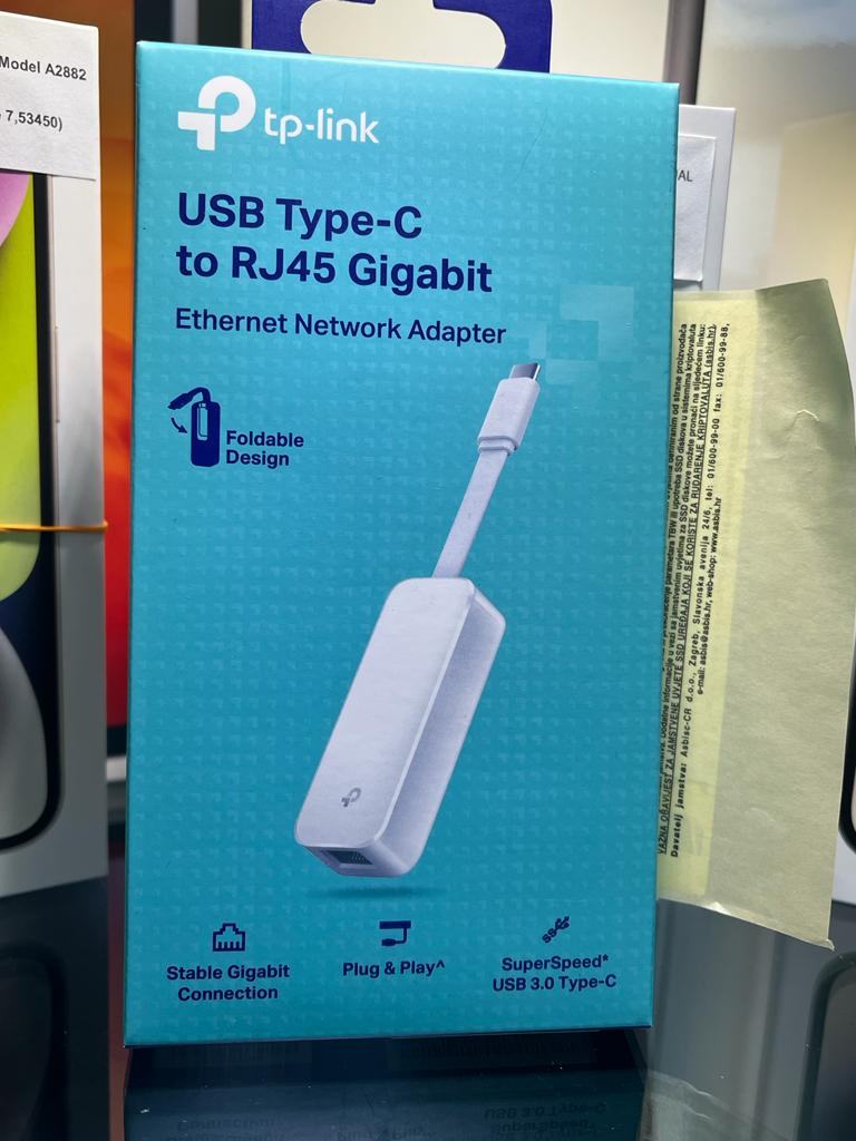 Mrežni adapter TP-LINK UE300C, USB-C na G-LAN NOVO RAČUN