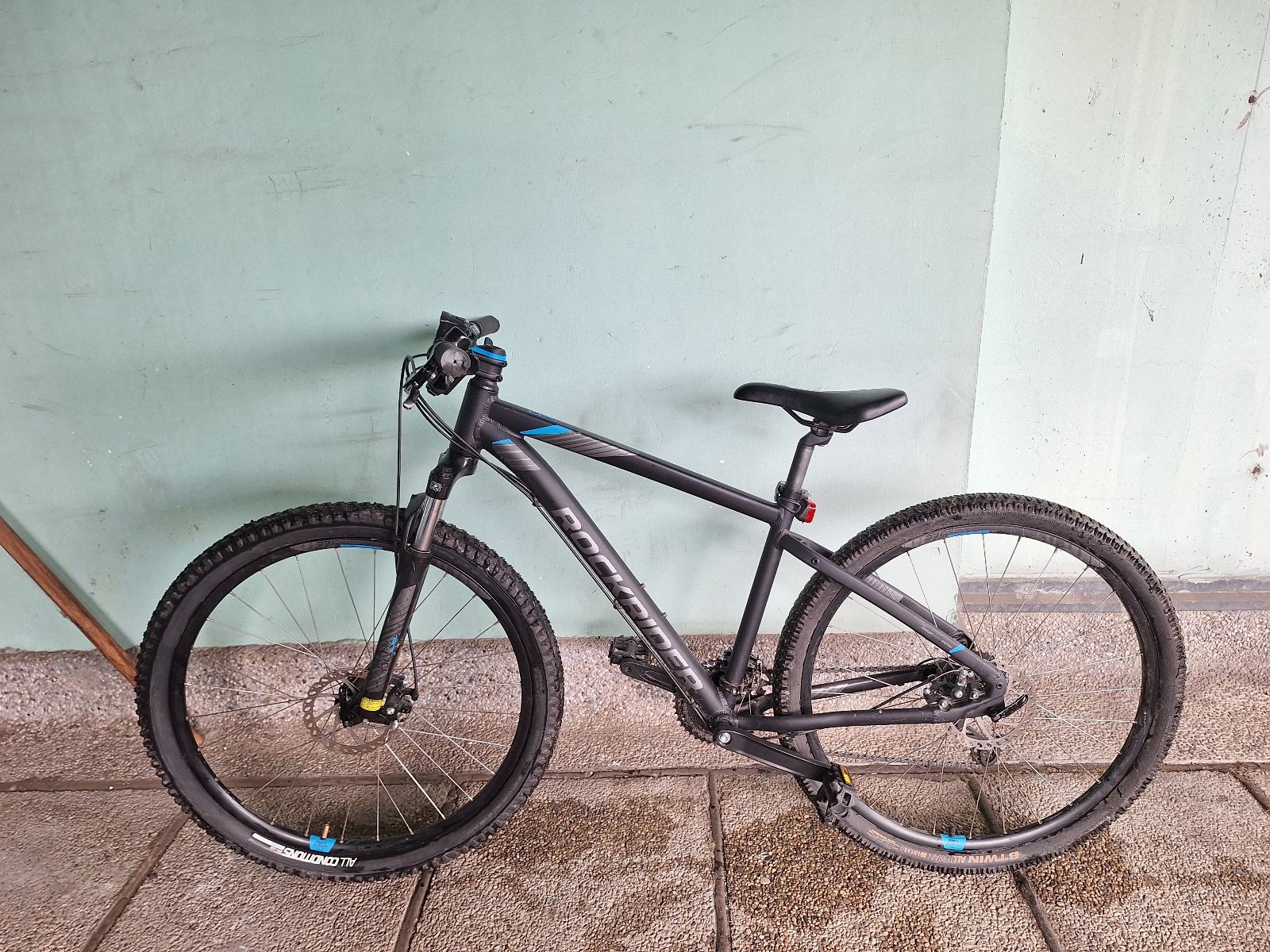 ROCKRIDER ST 520 MTB - BLACK/BLUE