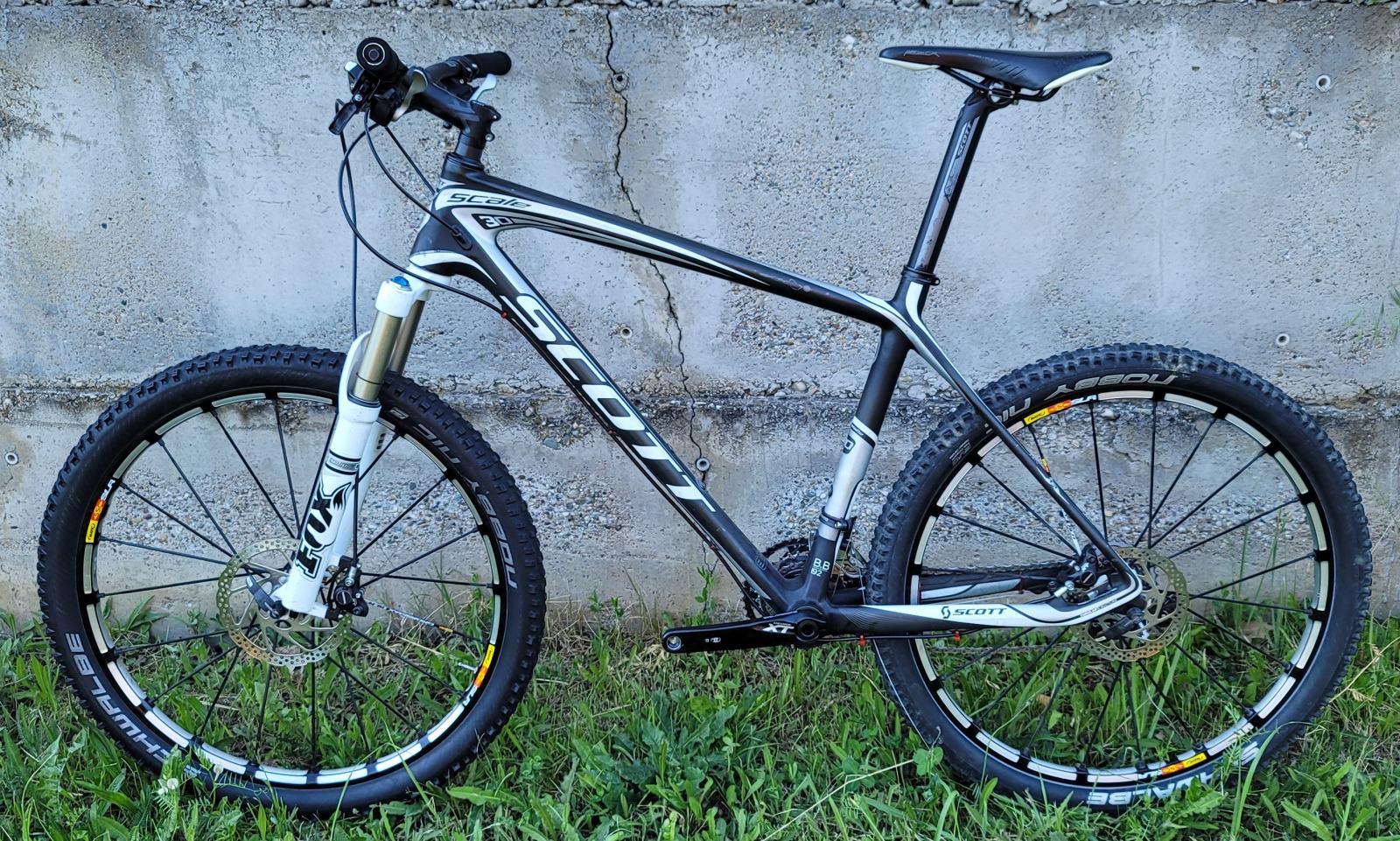 Scott scale 30 L carbon,fox,full xt,mavic slr