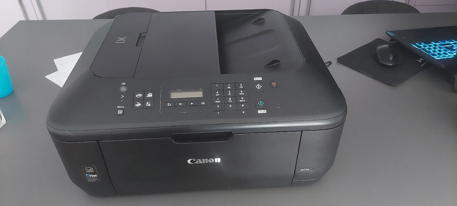 Canon MX375 3u1 (printer, scanner, fax)