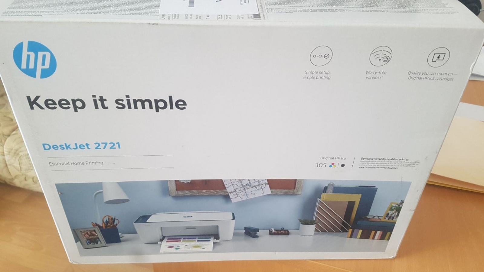 HP DeskJet 2721, Print/Scan/Copy, WiFi, USB, 4800dpi, printer, pisač