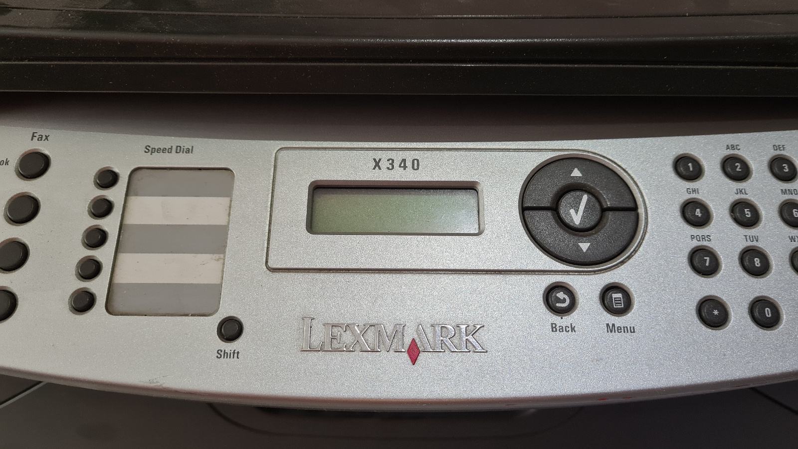 Lexmark x340-LASER C/B multifunkcijski printer/faks/fotokopirka/skener