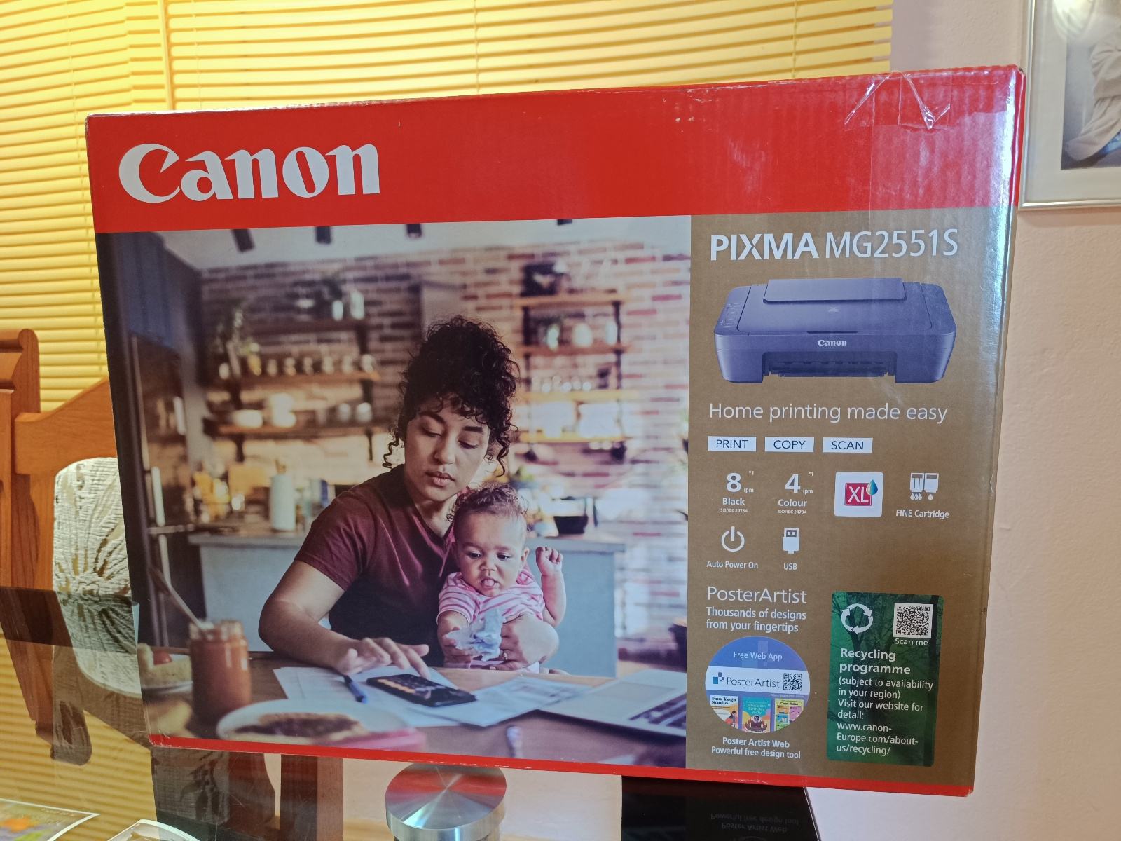 Pisač i skener CANON PIXMA MG 2551S s