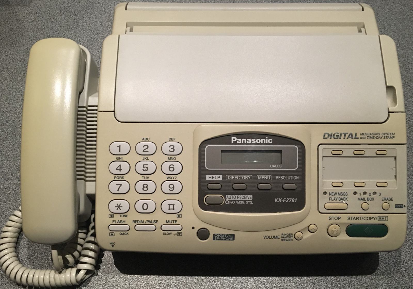 TELEFAX PANASONIC KX- F2781 ISPRAVAN