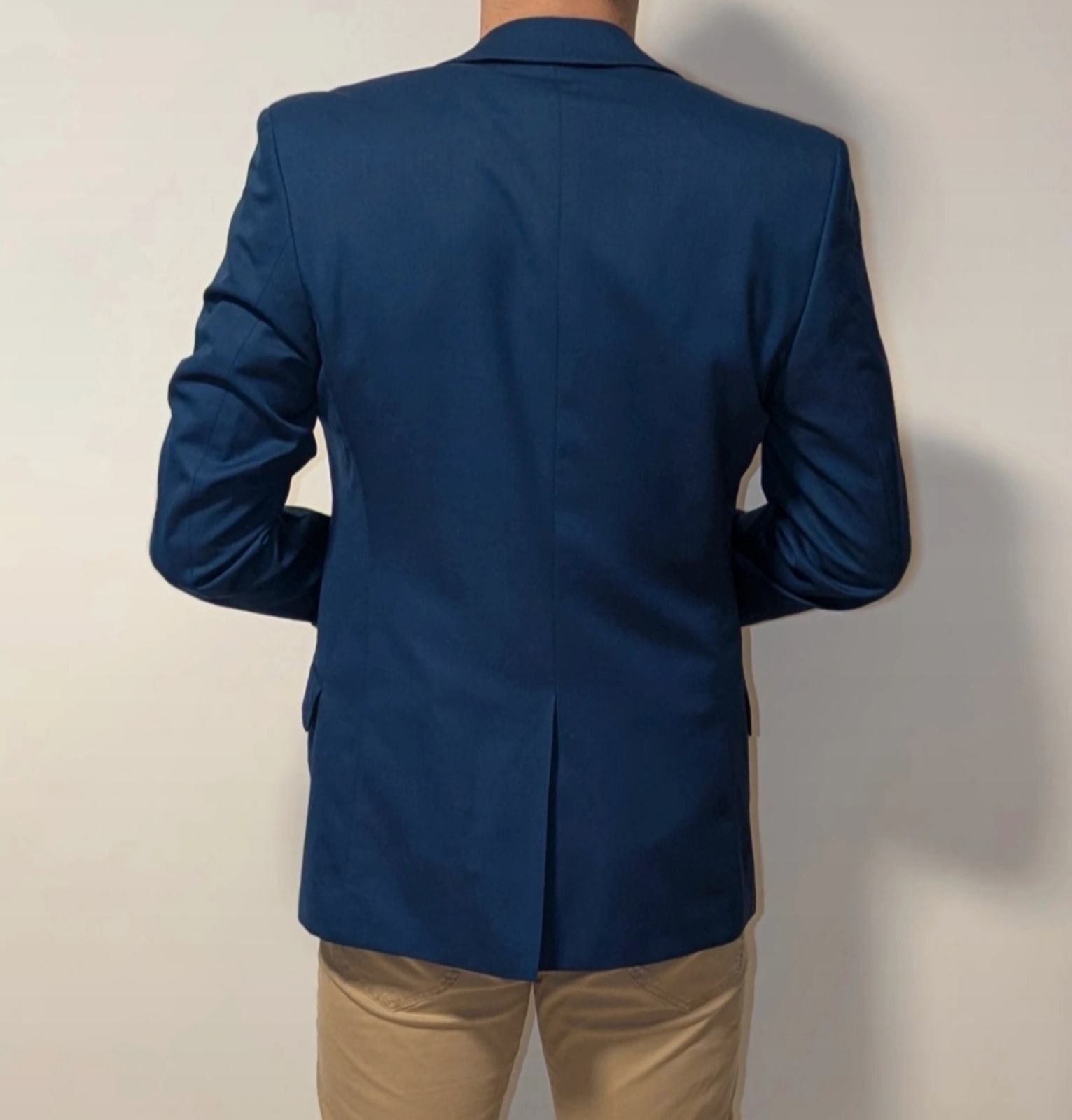 Vrhunski Italijanski muski Slim Fit Sako 90% fina Vuna