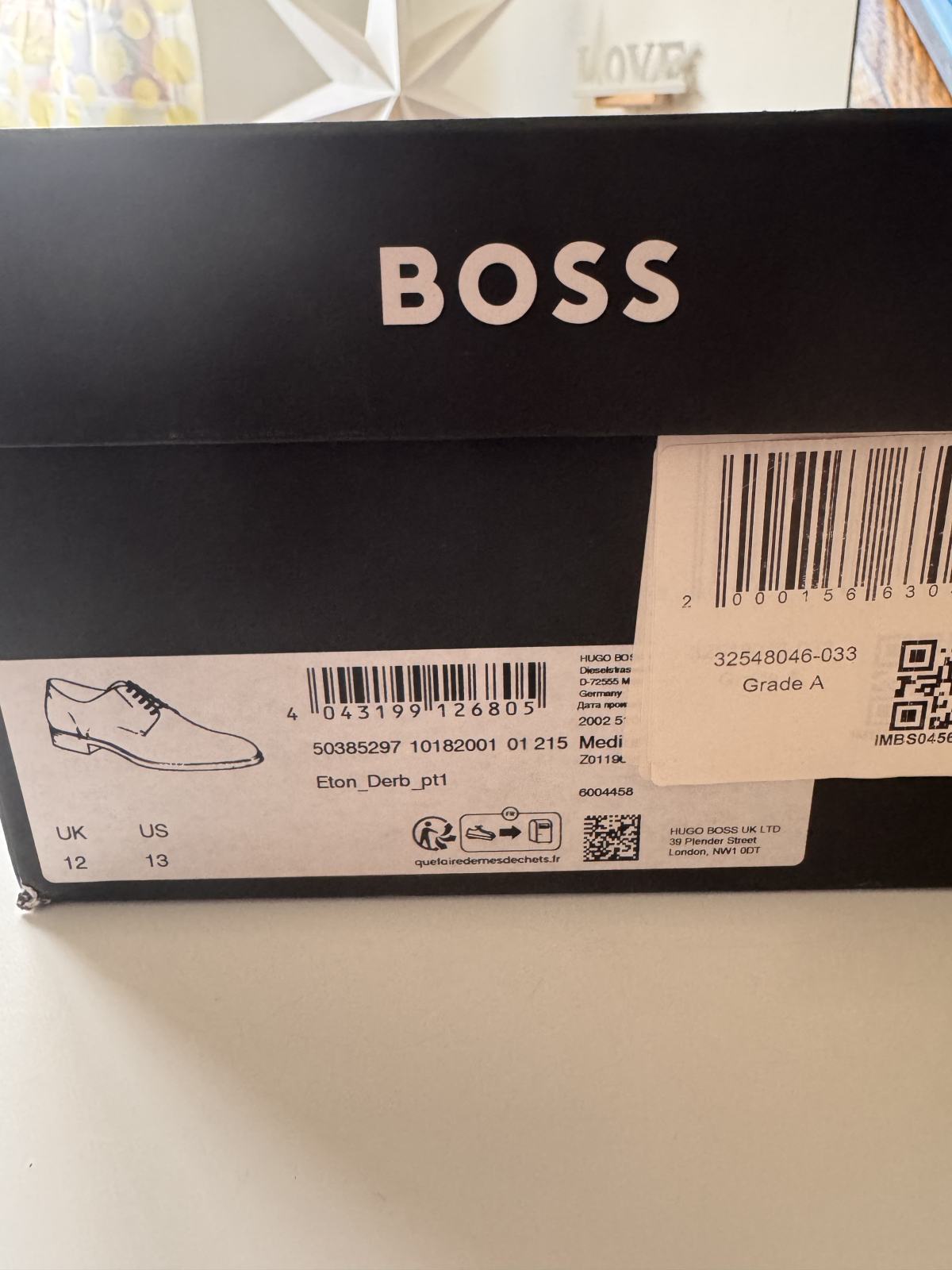 Hugo Boss muške kožne cipele vel. 47