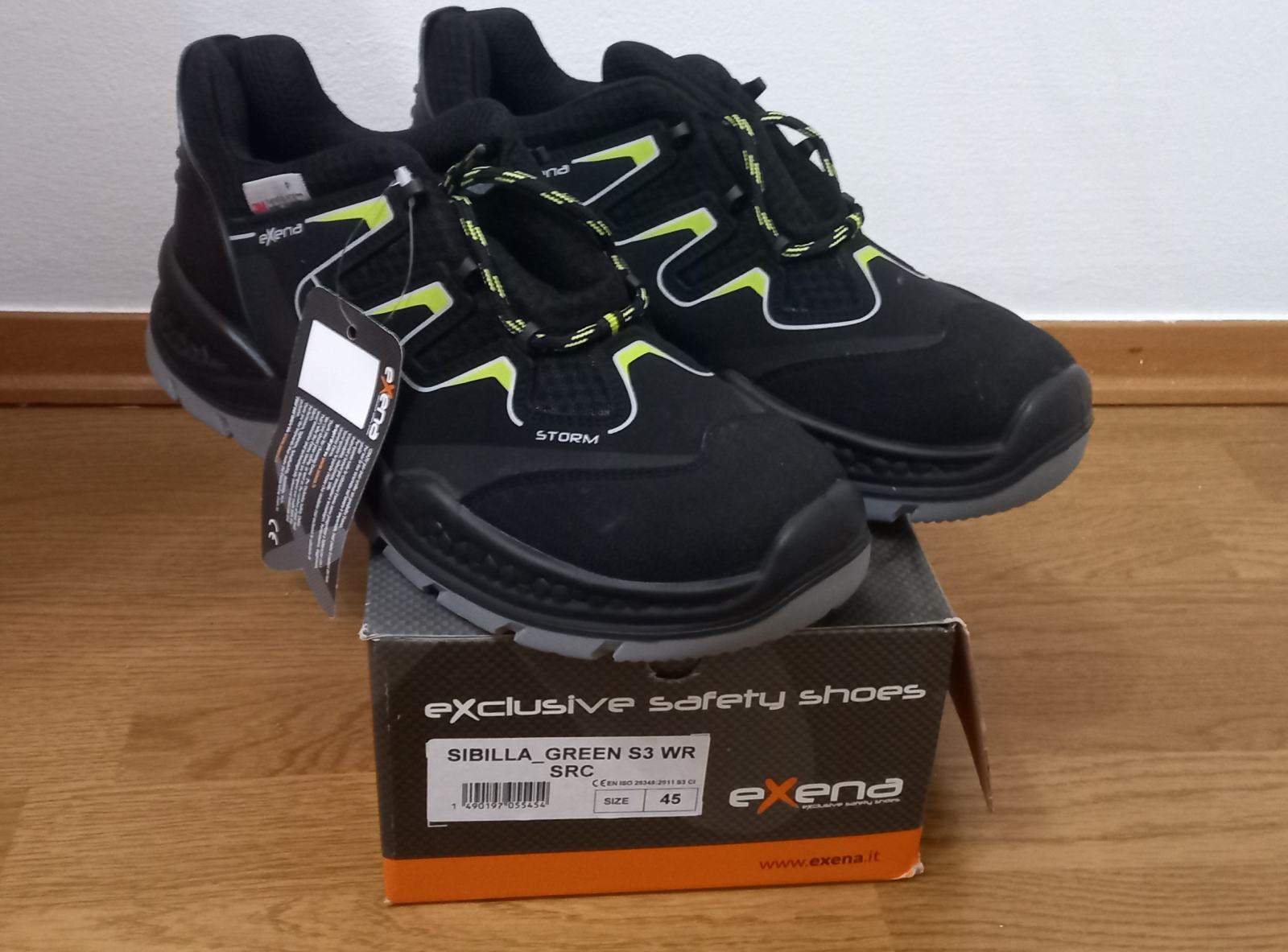 Radne cipele EXENA sibilla green,broj 45