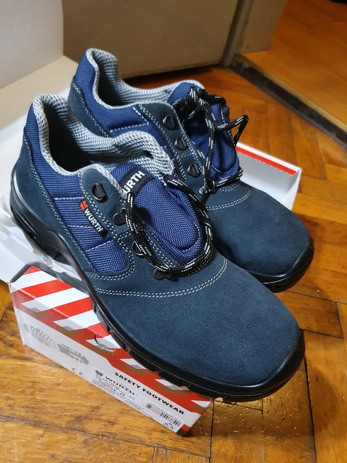 Wurth kožne muške radne cipele sa zaštitnom kapicom