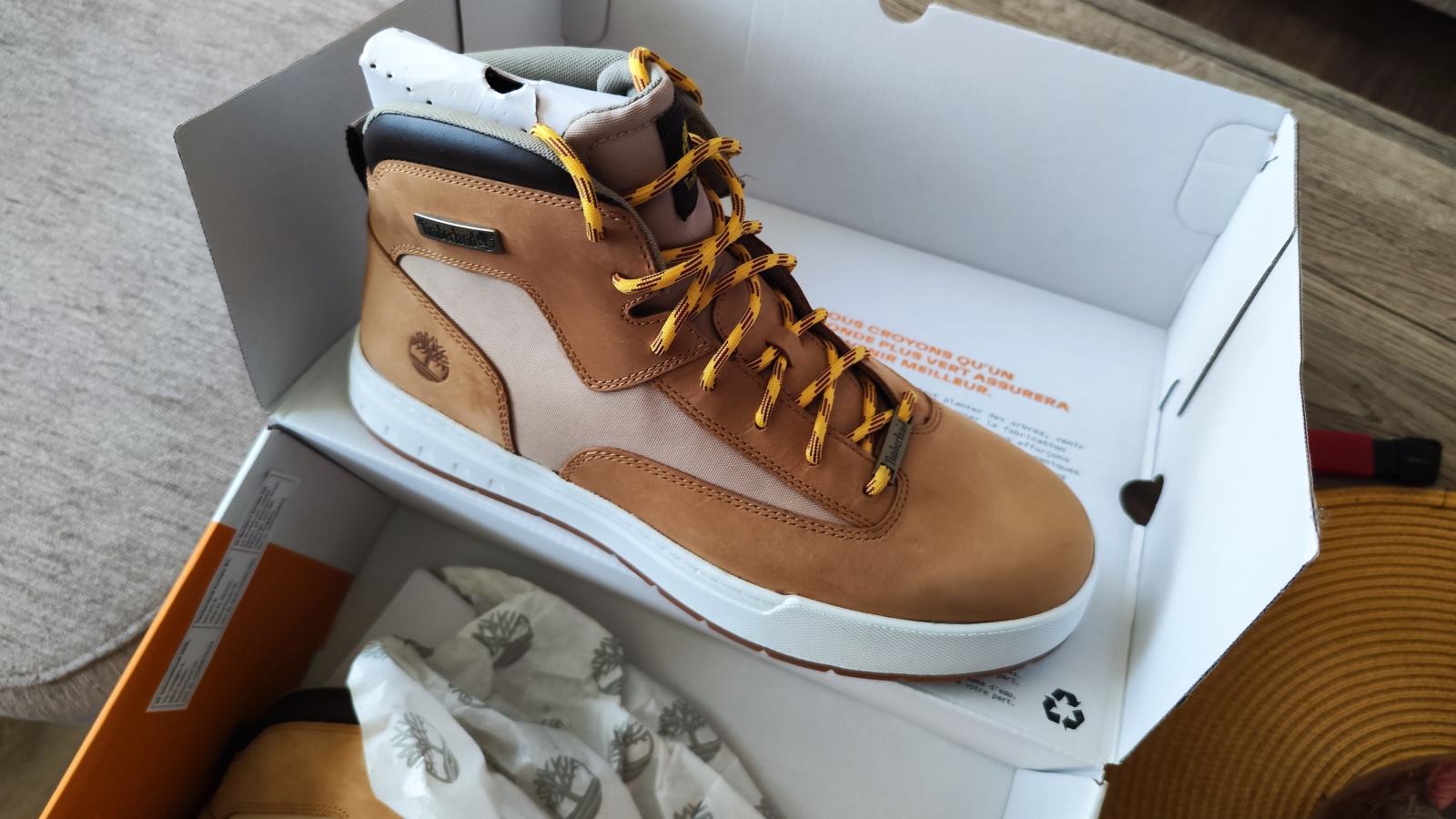 Timberland tenisice/čizme Maple Grove Chukka Wheat Nubuck