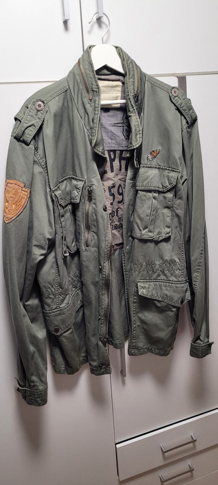 Alpha Industries jakna,Vijetnamka Unikatna
