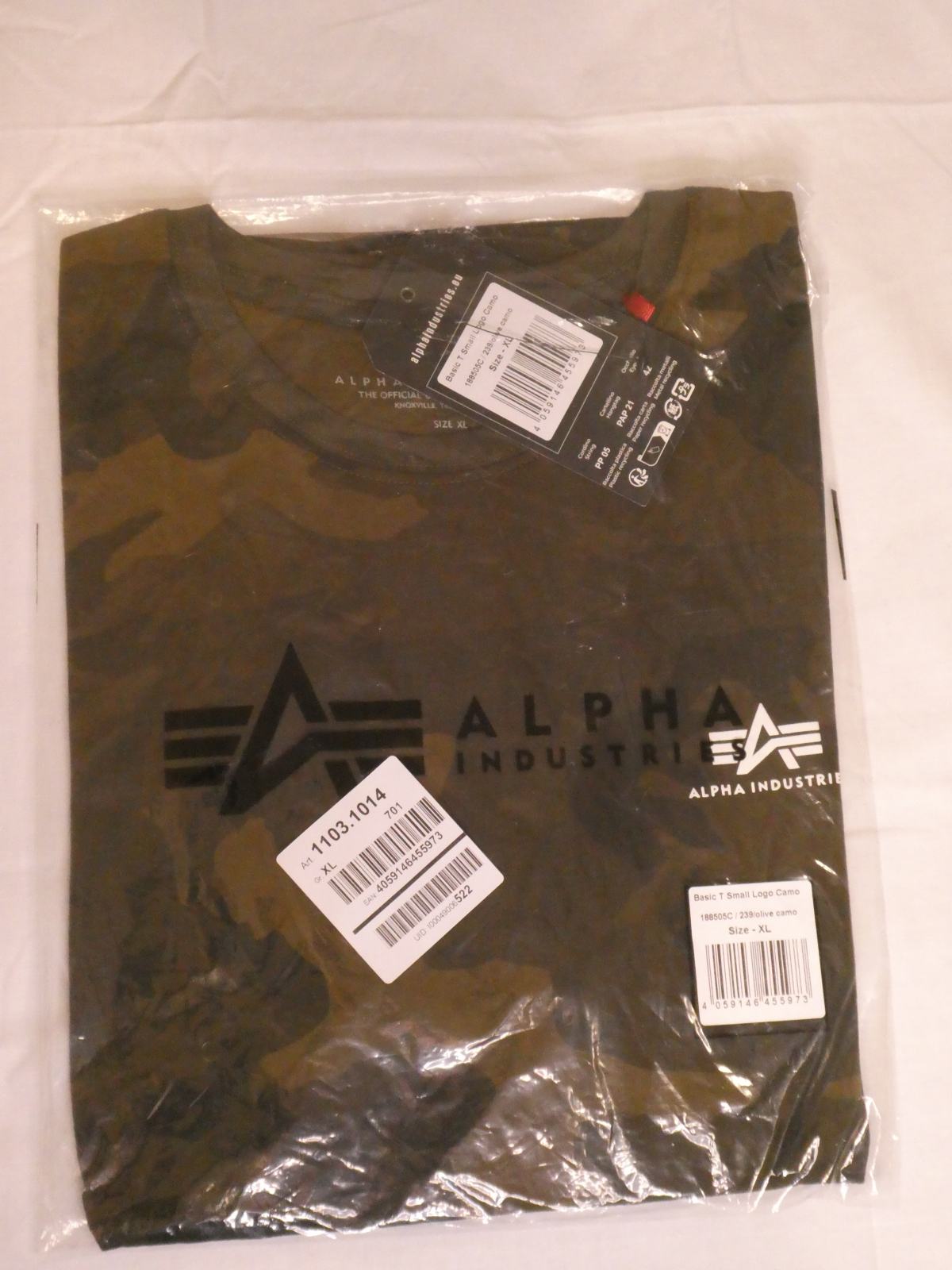 Alpha industries, basic T small logo XL, camo