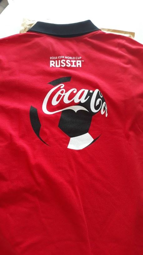 RUSSIA 2018 majica official coca cola L kolektori