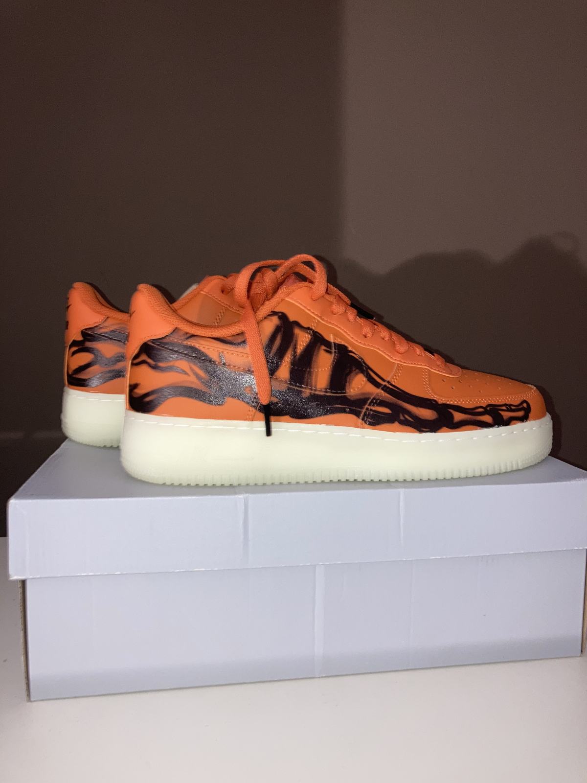 Air Force 1 “orange skeleton”