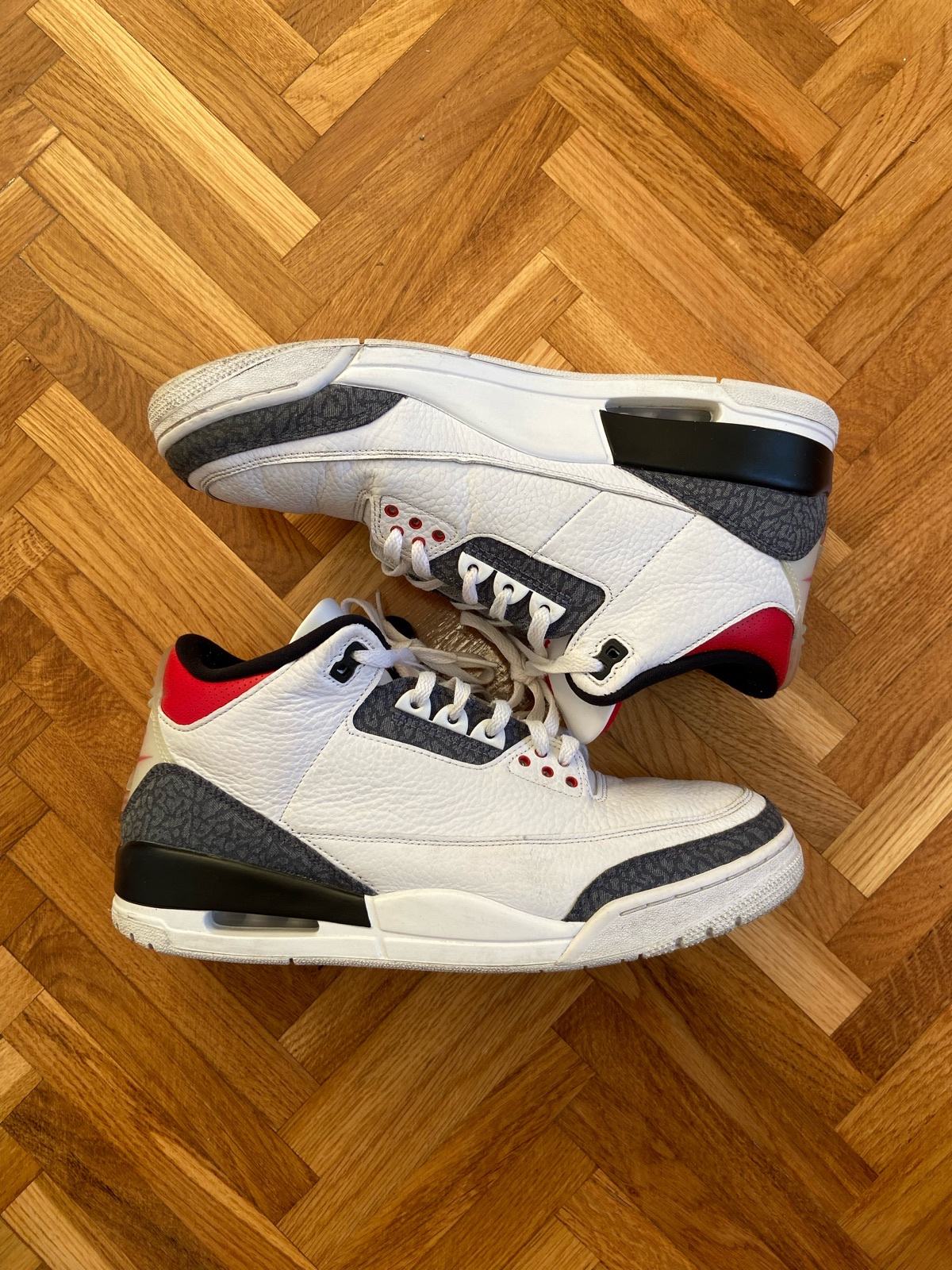 Jordan 3 Fire Red Denim