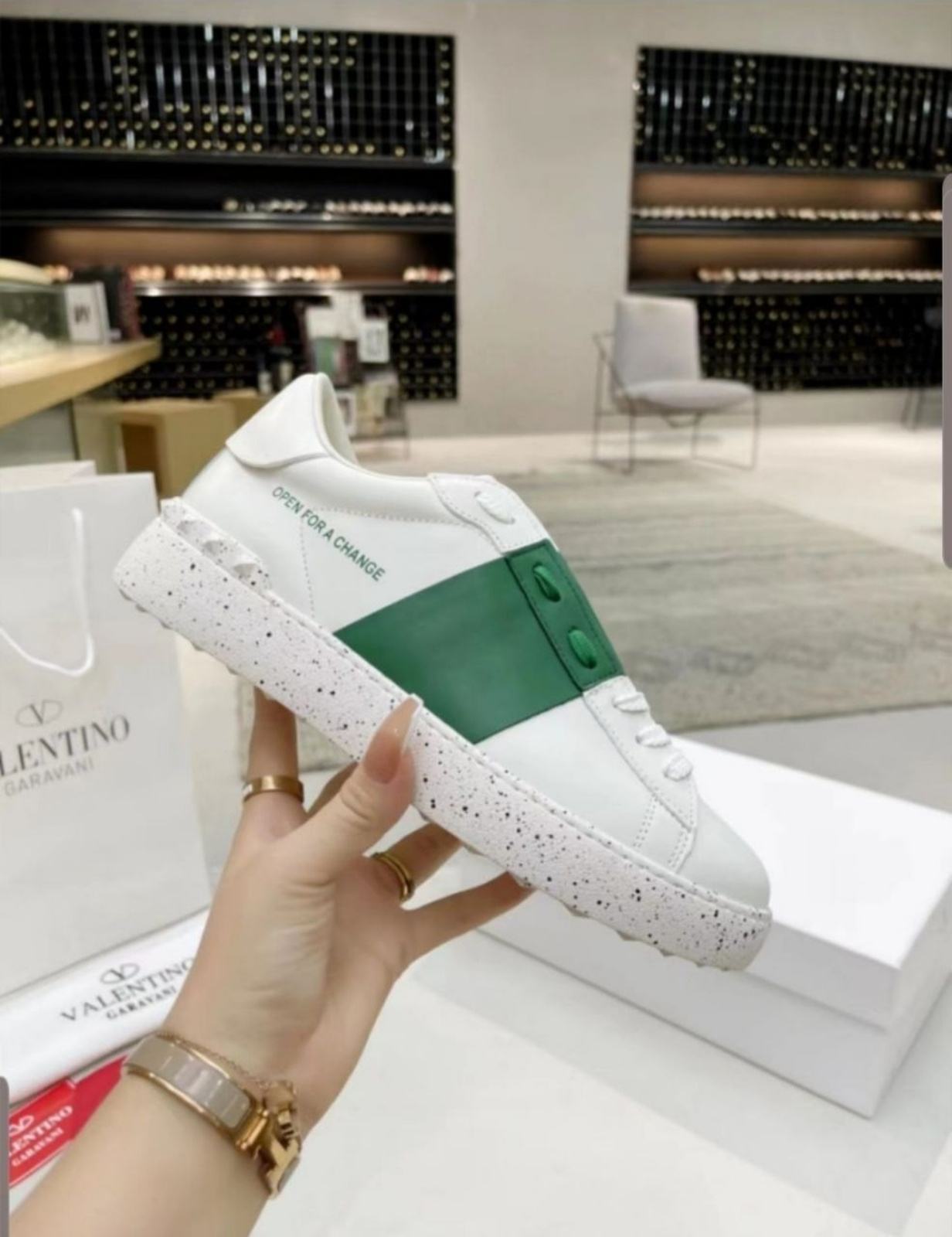 Valentino Garavani OPEN FOR A CHANGE SNEAKER IN BIO-BASED