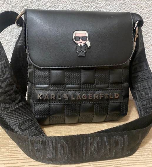 KARL LAGERFIELD ( kozna torbica ) NOVO. NOVO