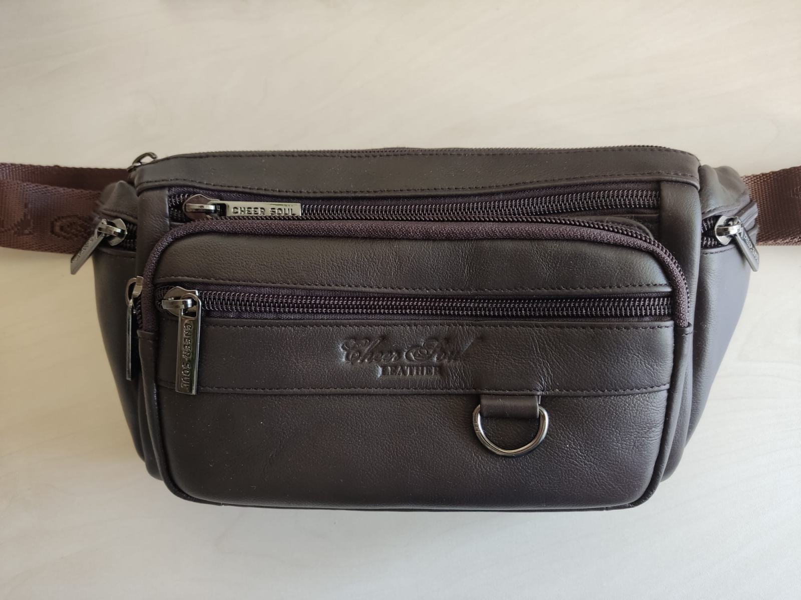 Muška torbica oko pojasa (prava koža - NOVA)