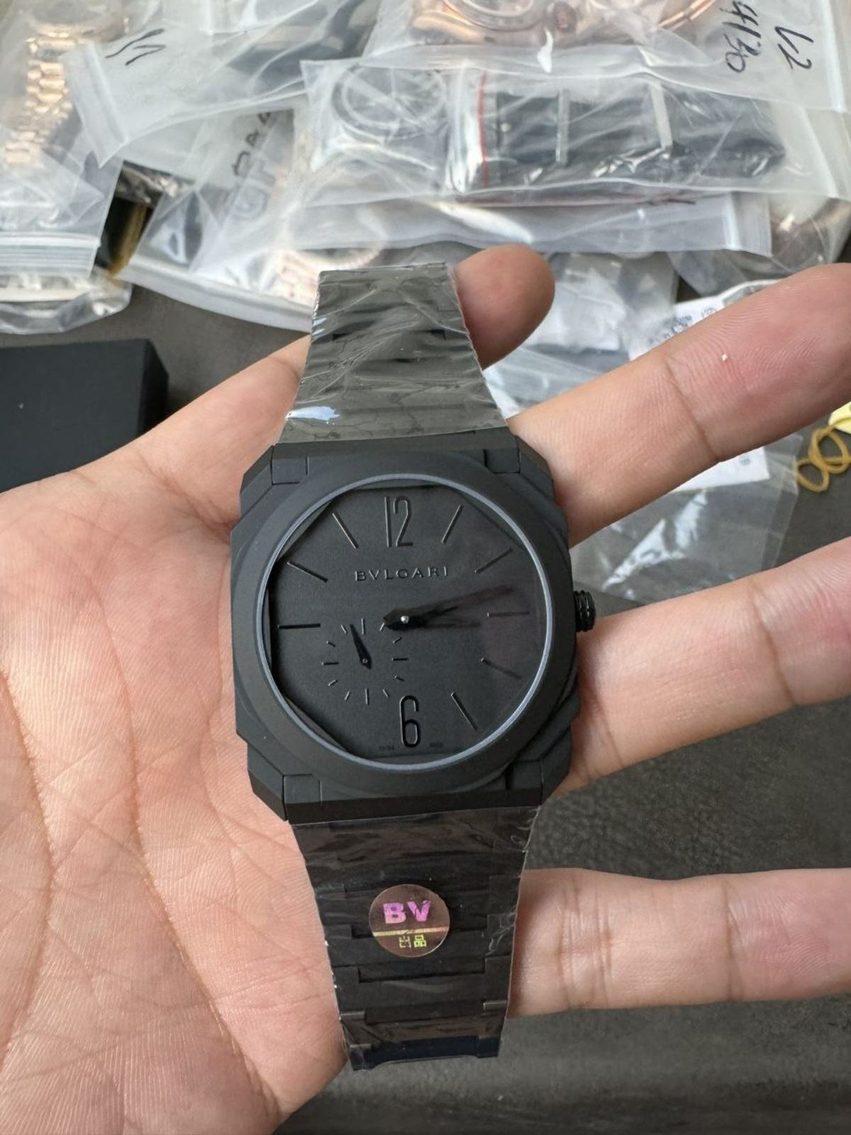 #Bvlgari #OCTO #BVFactory BV Factory Bvlgari OCTO Black Case Black Di